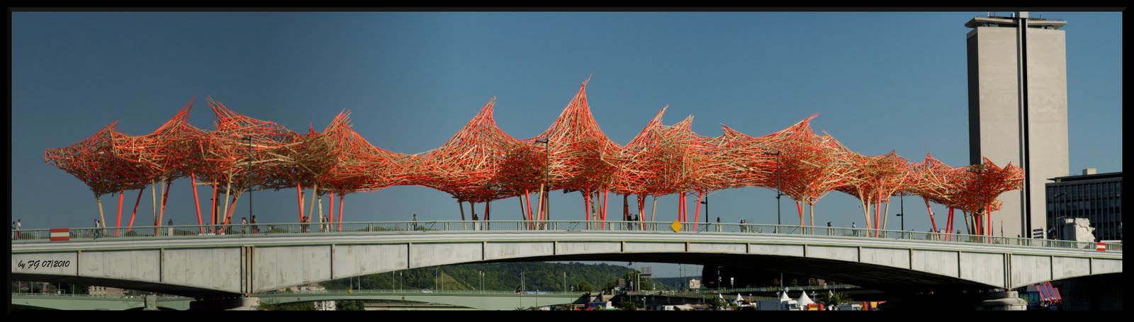 François Gambier - L’œil et l'image: Rouen, Pont Boieldieu, Oeuvre de ...