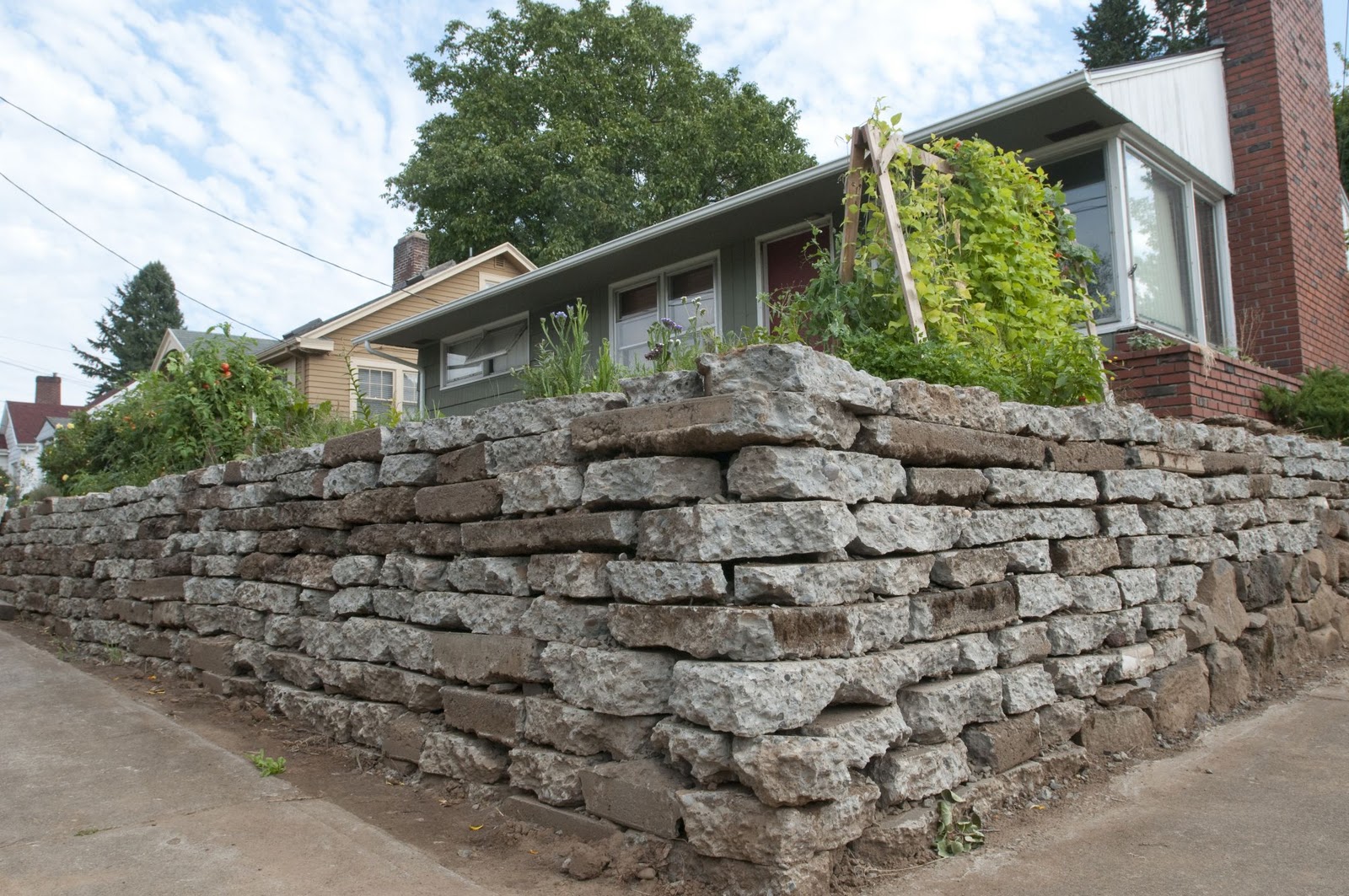 Hastings School Playground Design: Urbanite - repurposed concrete slab