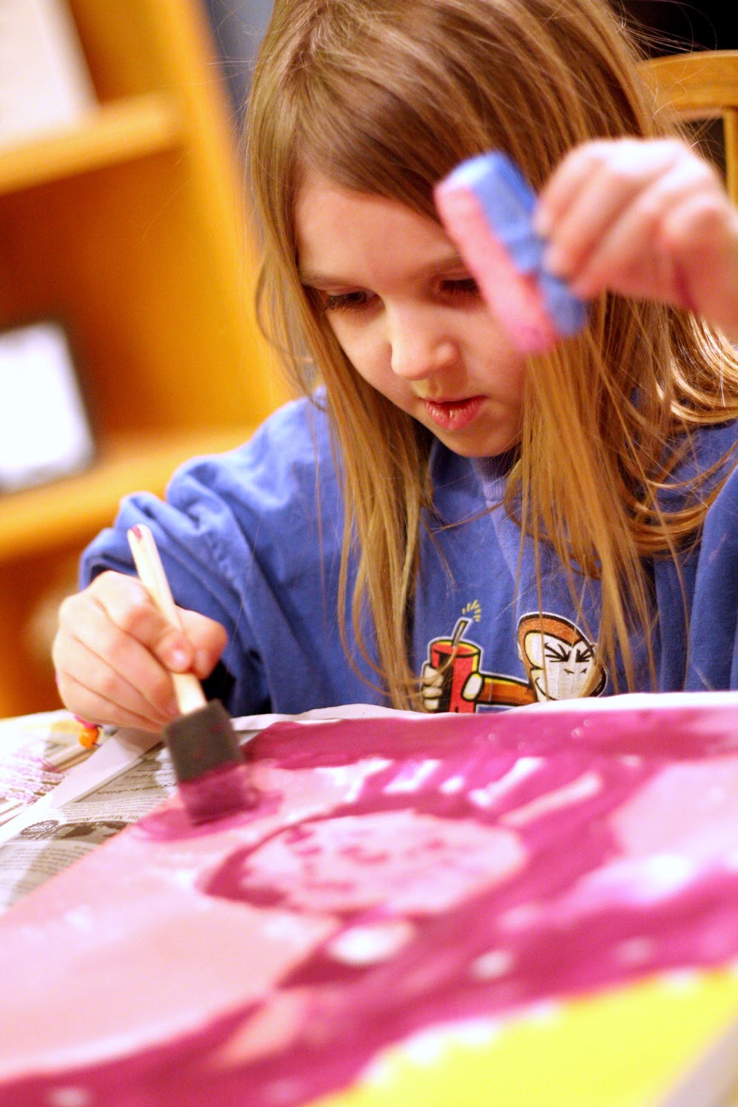 Our "Blogger"ific Life!: Painting with the kids