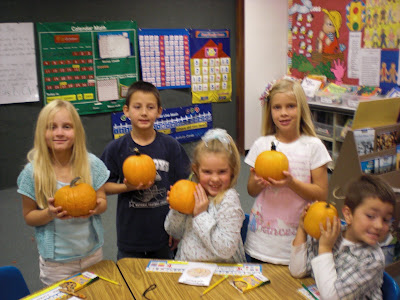 Mrs. Shaffer's 1st Grade Class: Pumpkin Math and Science