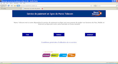 e-commerce Maroc: Test du paiement en ligne des factures Maroc Telecom