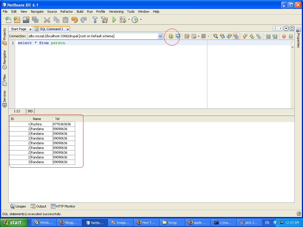 Connect MySQL with NetBeans – Ruchiram4's Blog
