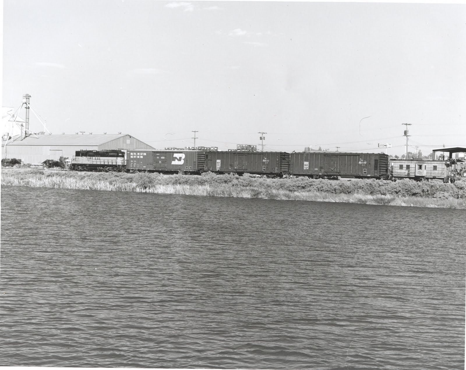 Big Bend Railroad History: Rare Moses Lake Milwaukee Road Photo