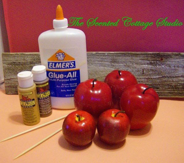 Wanna make some fake Caramel apples for fall? - The Scented Cottage®Studio