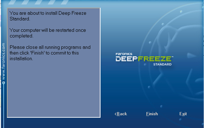 Binho Oliveira: Instalando e configurando o Deep Freeze Standard