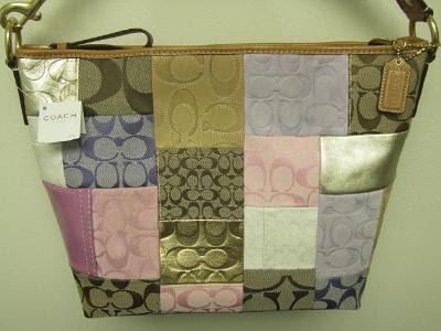 US PREMIUM OUTLET: F 11709 COACH Patchwork Signature Large Tote