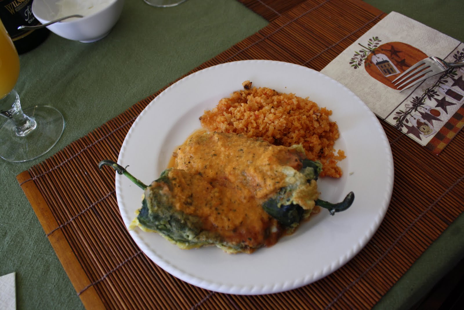 Mexican Family Recipes: Chiles Rellenos and Spanish Rice