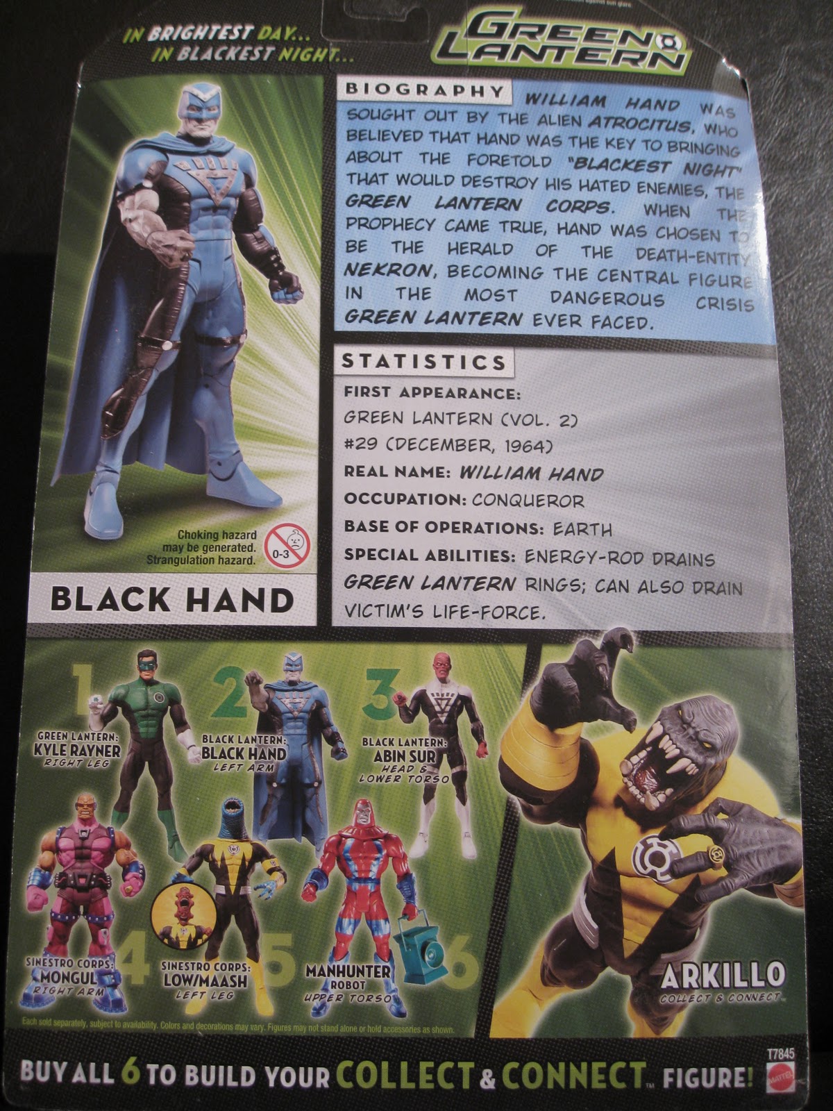 Action Toy Review: DC Universe Classics Green Lantern Wave 1 - Black Hand