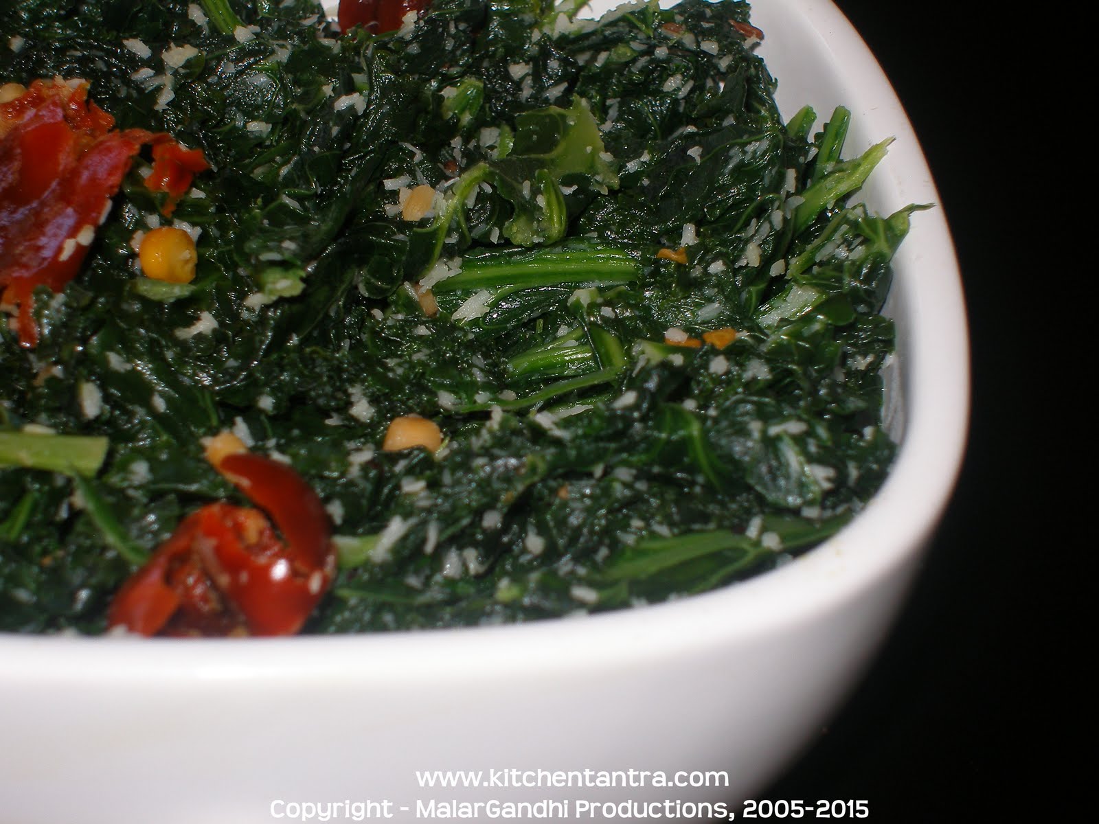 Kale Poriyal – Put-on Your Health Caps:) | Kitchen Tantra