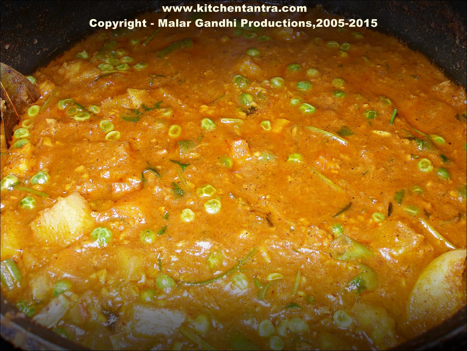 Veg Chettinad Korma / Vegetable Chettinad / Veg Chettinad Curry ...