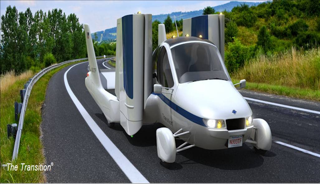 LA HORA DEL SAPO: TRANSITION: EL AUTO AVIÓN QUE SALDRÁ AL MERCADO EL 2011