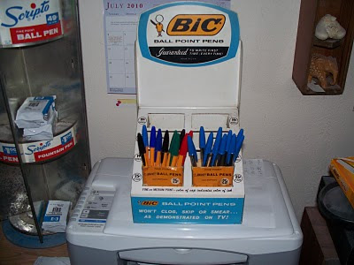 My Supply Room: 60s BIC Pen Dispaly