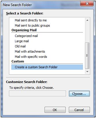 Outlook: "All Mail" Custom Search Folder ~ Stacy DuBois' Tech Blog