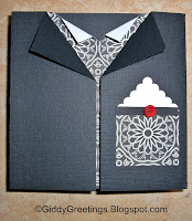 Inspirational Tips, Techniques & Tutorials: Men's Shirt Card Tutorial