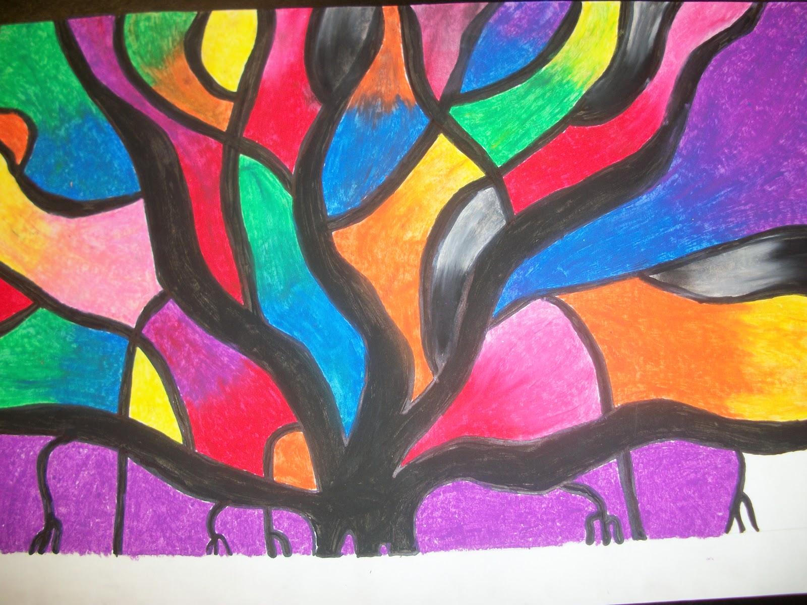 Inside Alta Loma's ART Room: Banyan Trees with 7th and 8th Graders