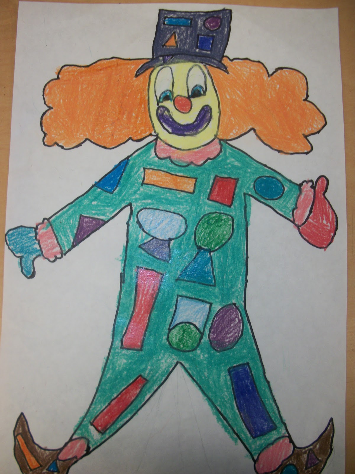 Inside Alta Loma's ART Room: Clown of Shapes