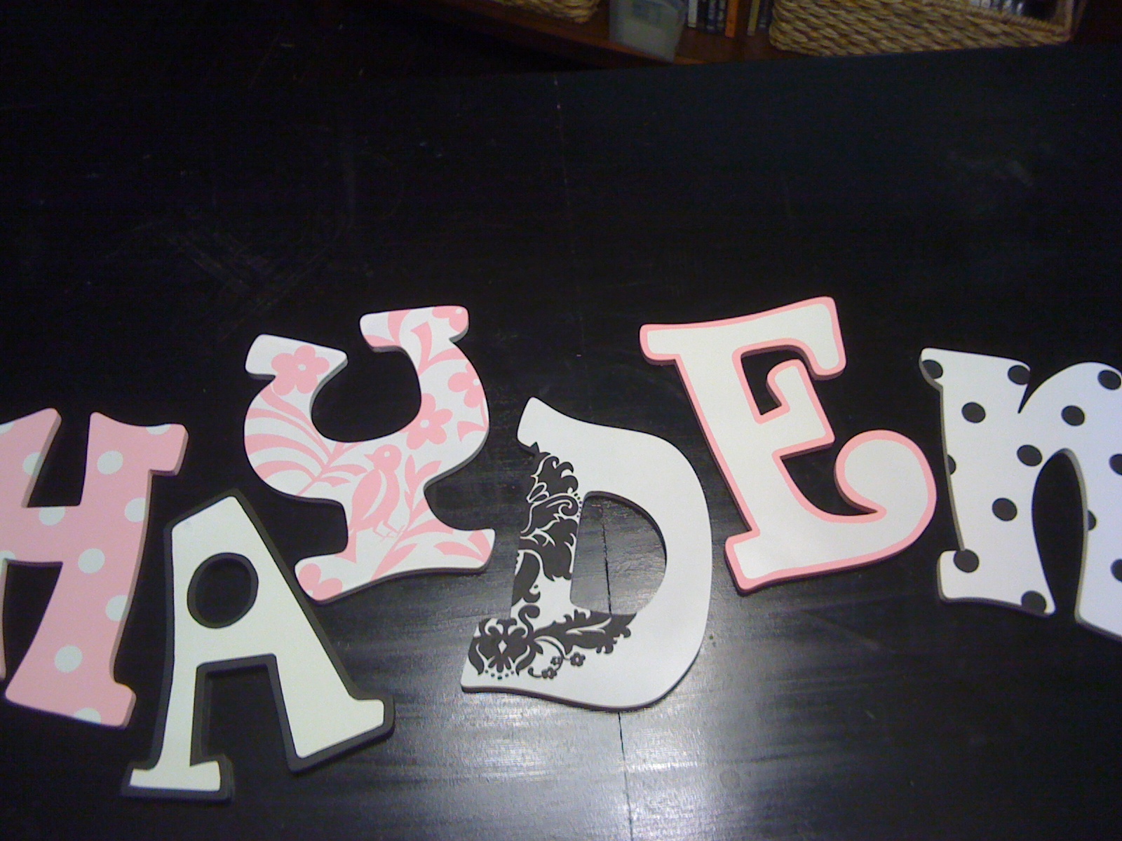 Fanciful Felt: Hayden's Letters