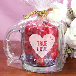 Personalized Gifts: Engraved True Love Valentine Glass Cups