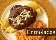 The Hungry Texan: Chicken Mole Enchiladas (Enmoladas)