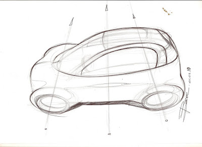 Simple Rules To Draw A Car Sketch In Top View-Target NID