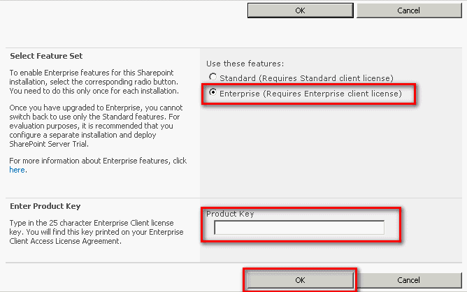 SharePoint 2010 License Upgrade