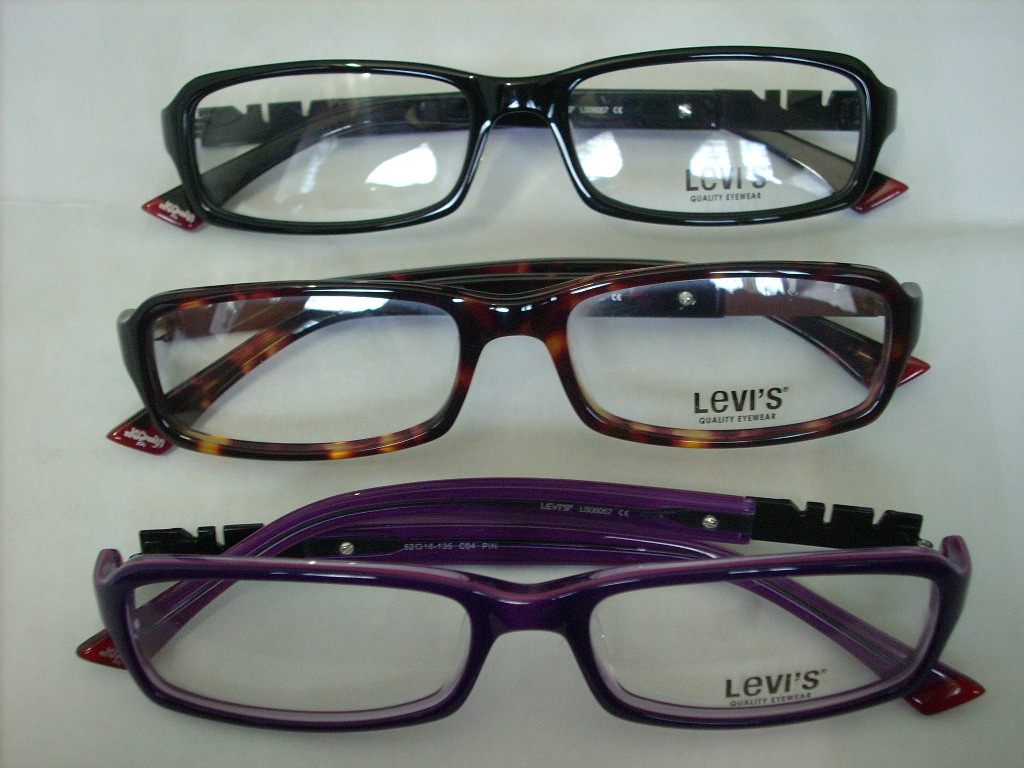 OPTICAL FRAME AND SUNGLASSESS: Levis optical frame