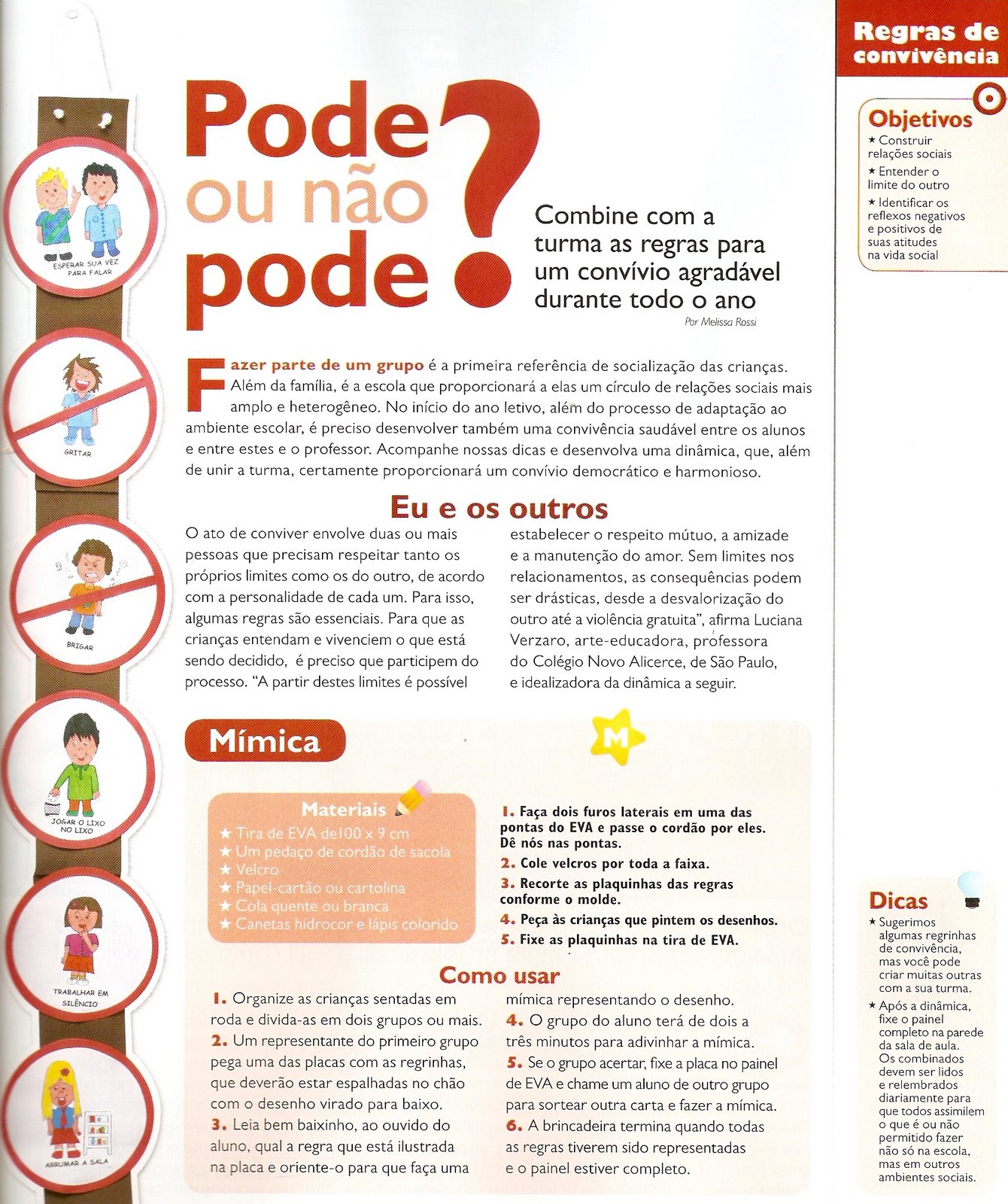 Pode ou não pode? ~ Atividade para imprimir