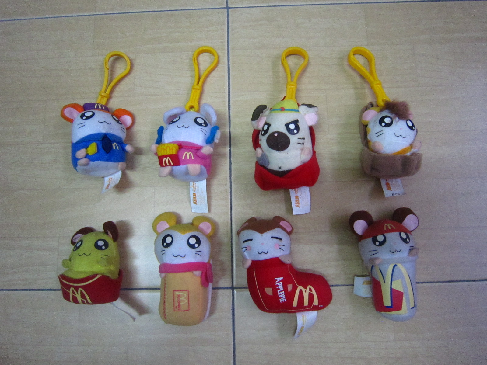 Totally Toys: Hamtaro Plushies from Happy Meal