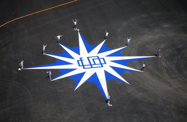 SD chapter blog: Compass Rose painted at KSEE