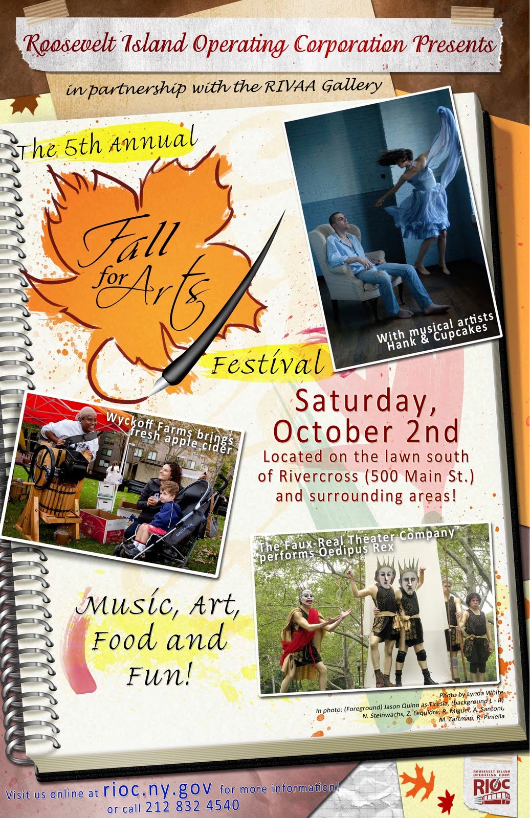 Roosevelt Islander Online: Roosevelt Island Fall For Arts Festival ...