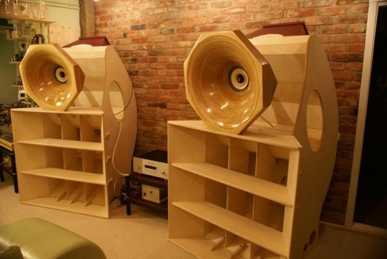 retro vintage modern hi-fi: Back Loaded Horns