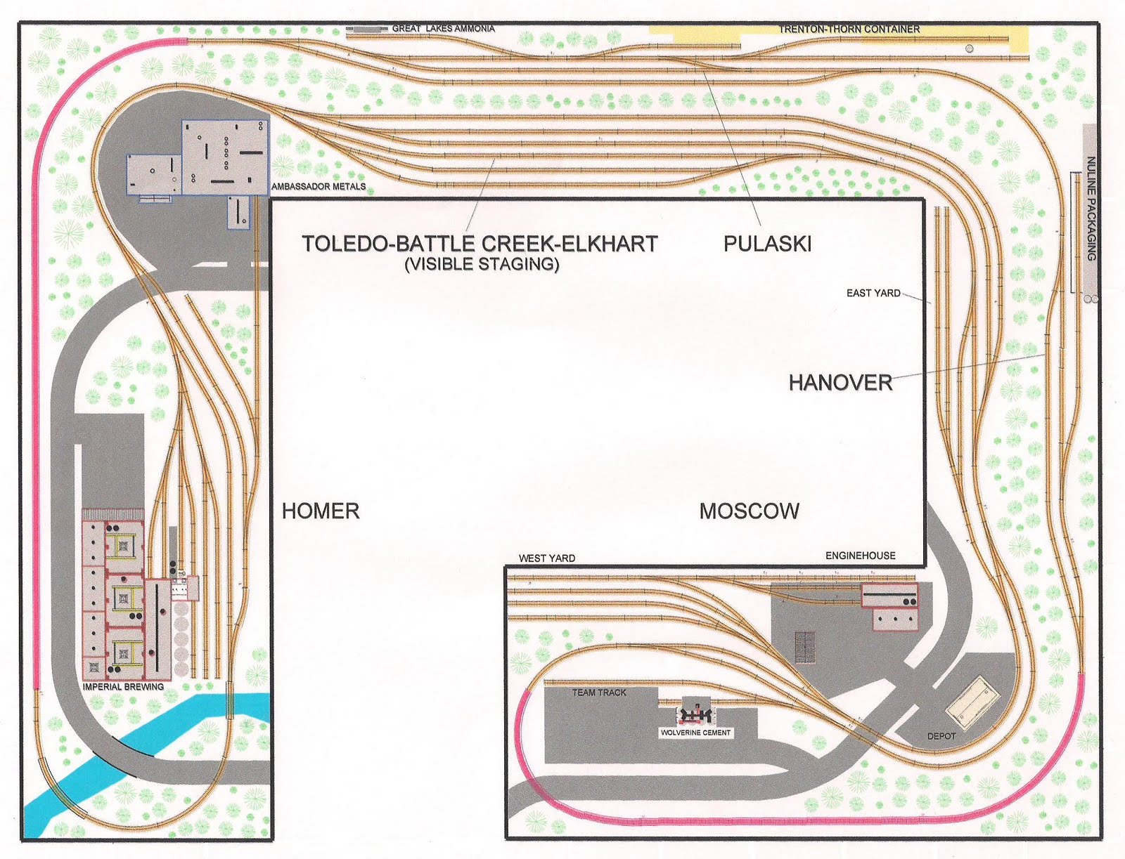 My Proto-Freelance Model Railroads: TRACKPLANS