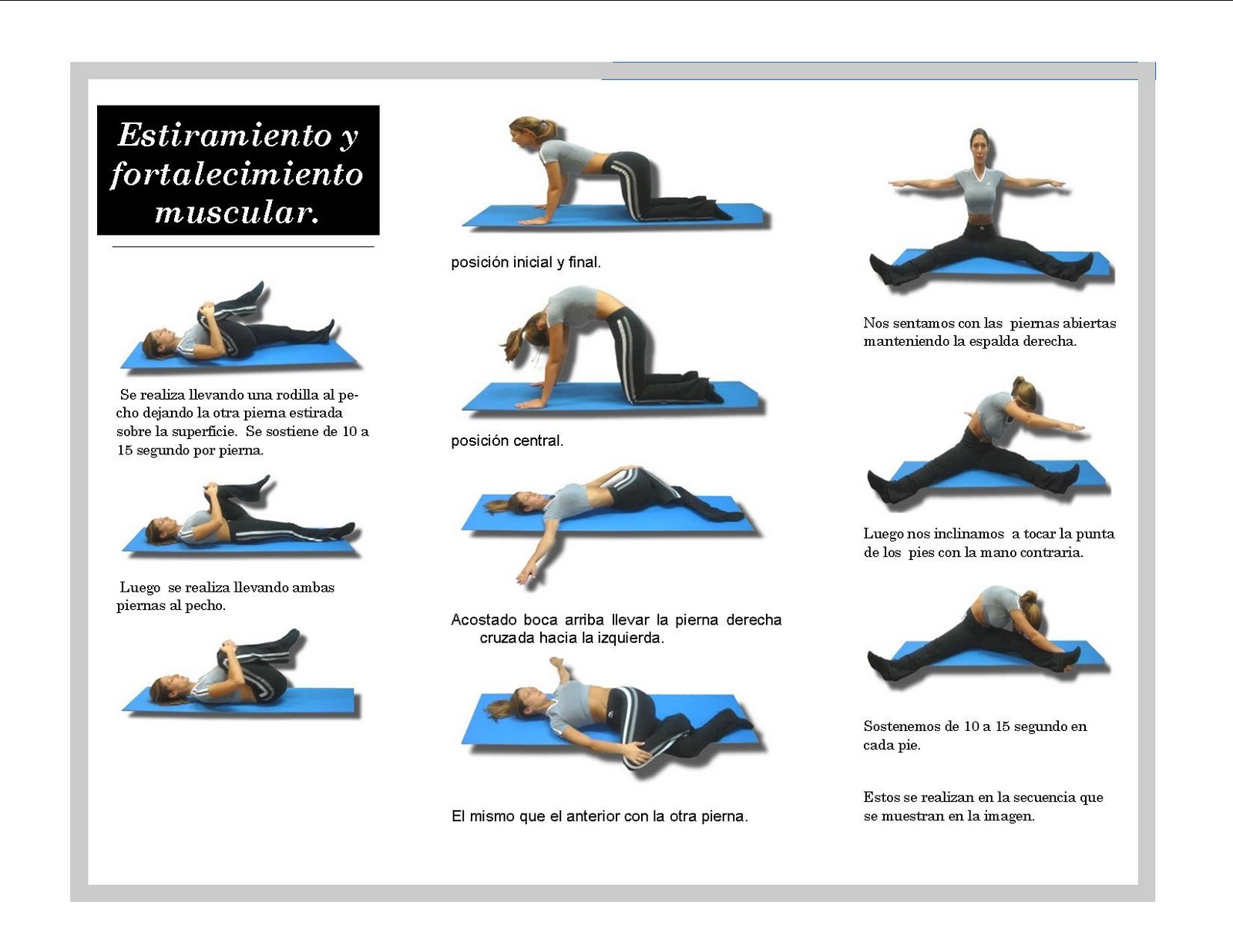 Programa PEPE: EJERCICIOS PARA EL PACIENTE CON LUMBALGIA