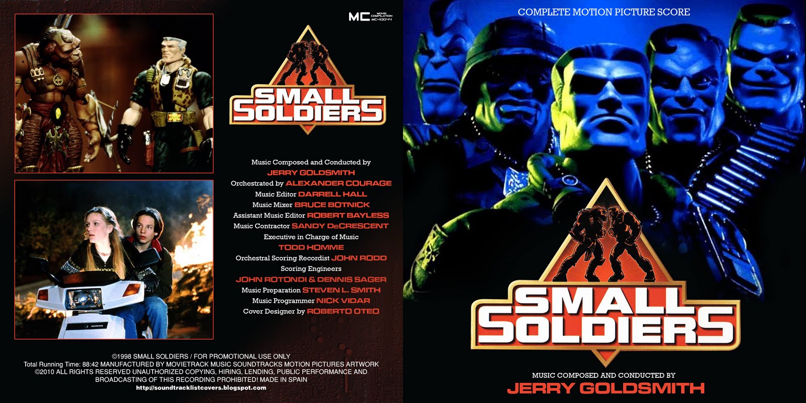 Soundtrack List Covers: Small Soldiers Complete (Jerry Goldsmith)
