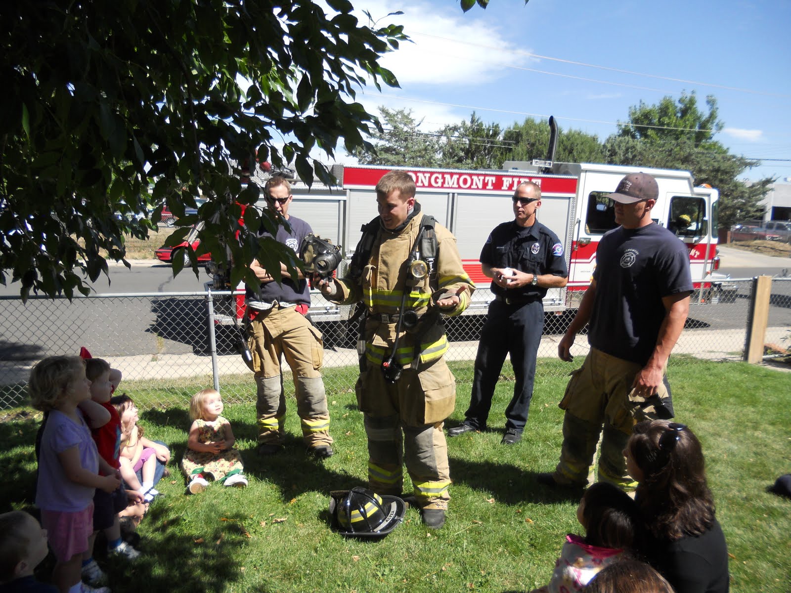 Fire Safety Talk: Visit From Station 6 Firefighters - Bloom Montessori