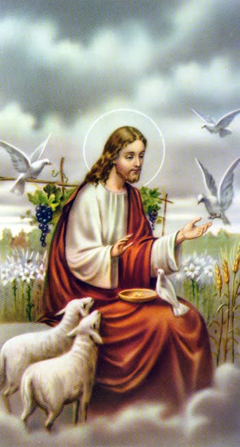 Holy Cards: Jesus Loves the Animals
