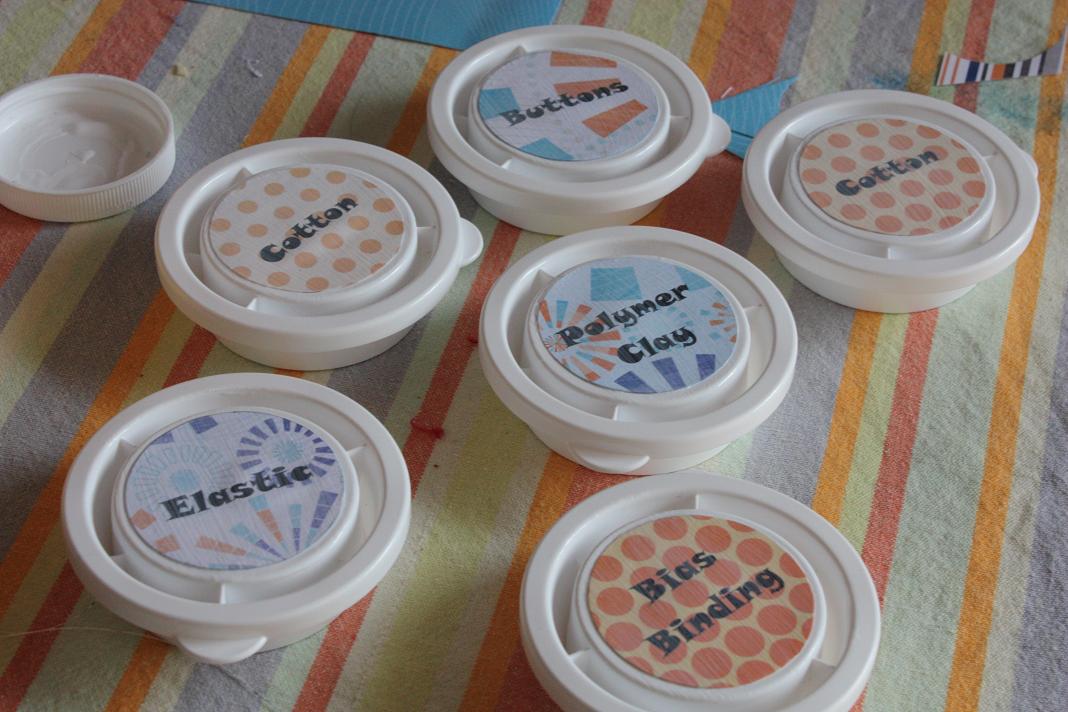 Snickerdoodle Creations: My Craft Space Revamp : Storage from Recycled ...