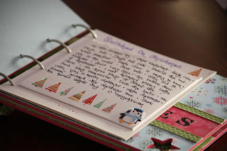 Snickerdoodle Creations: Project #2 - Christmas Traditions Book (finished)