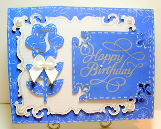 Bountiful Blessings: Blue Birthday Greetings