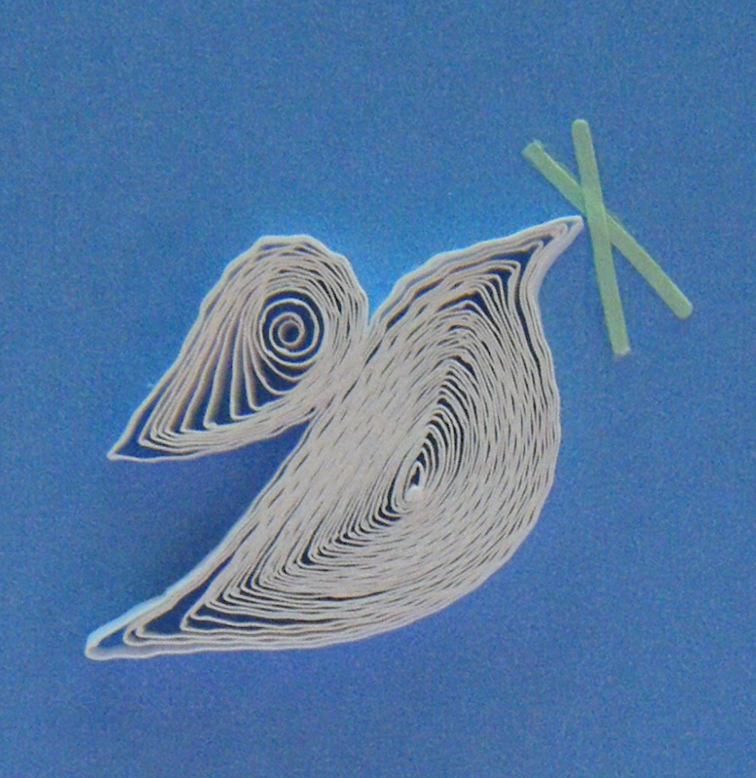 Quilliance: Some little quilled doves of peace
