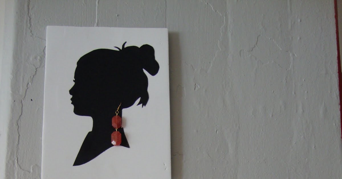 Crafty Habit: DIY: SILHOUETTE JEWELRY DISPLAY
