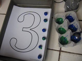 Little Fingers Big Dreams: Number Crafts: Three (and Birthday)