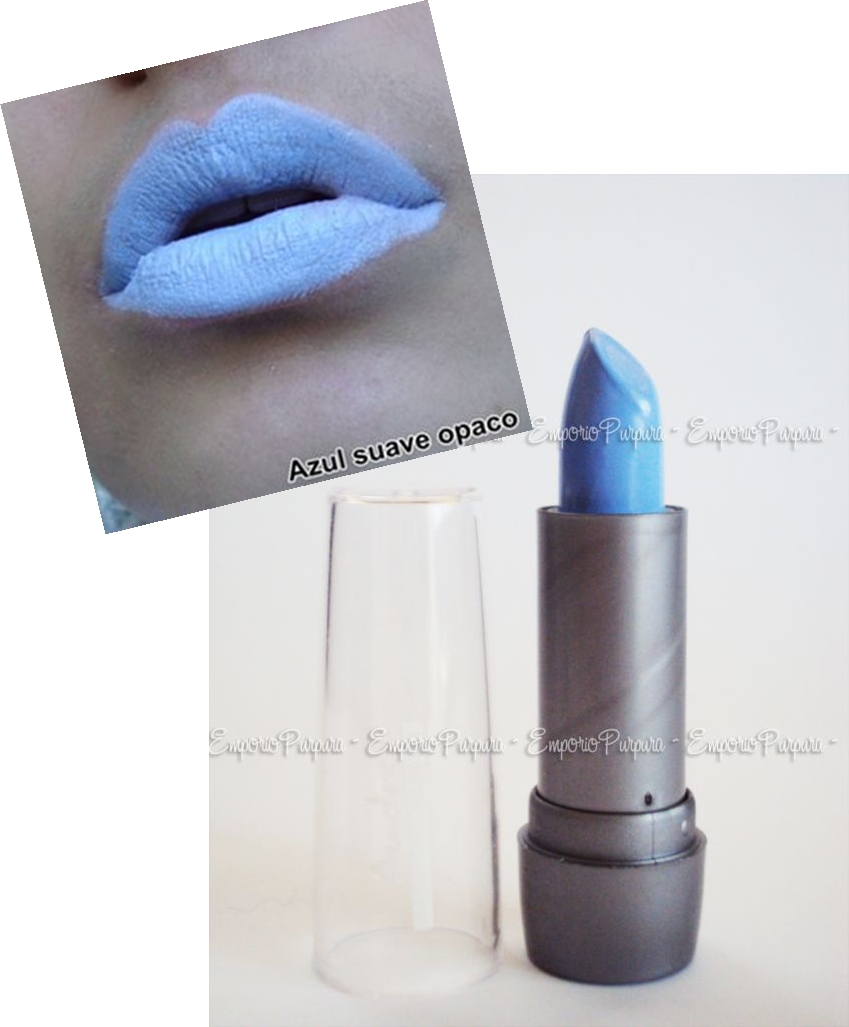 Cosméticos e Tendências: O tal do batom azul....