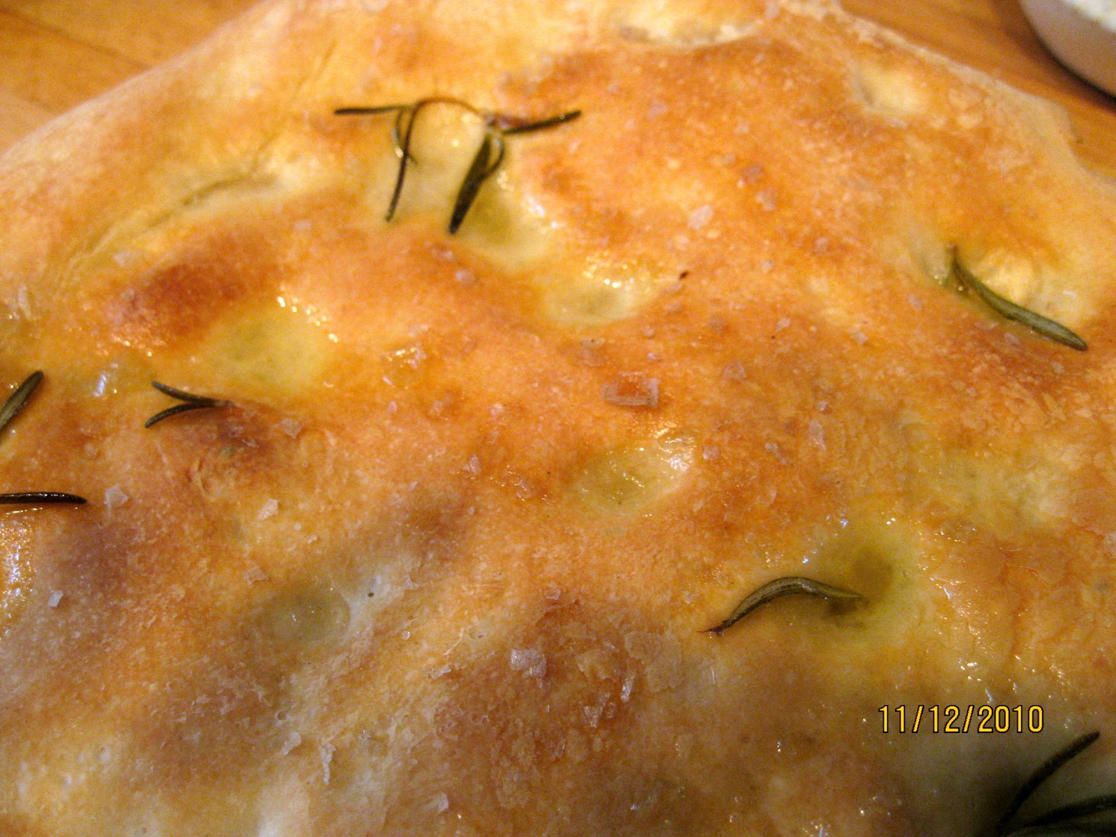 What's for dinner: foccacia bread