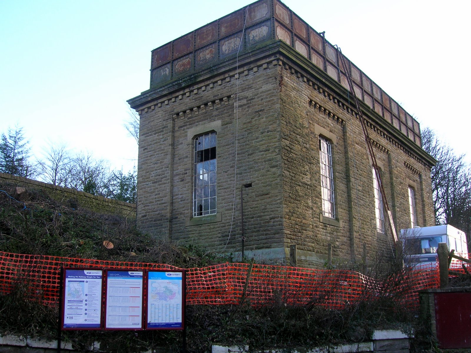 Settle Station Water Tower: January 2011