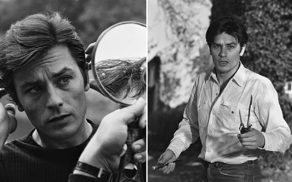 my new plaid pants: Gratuitous Alain Delon II