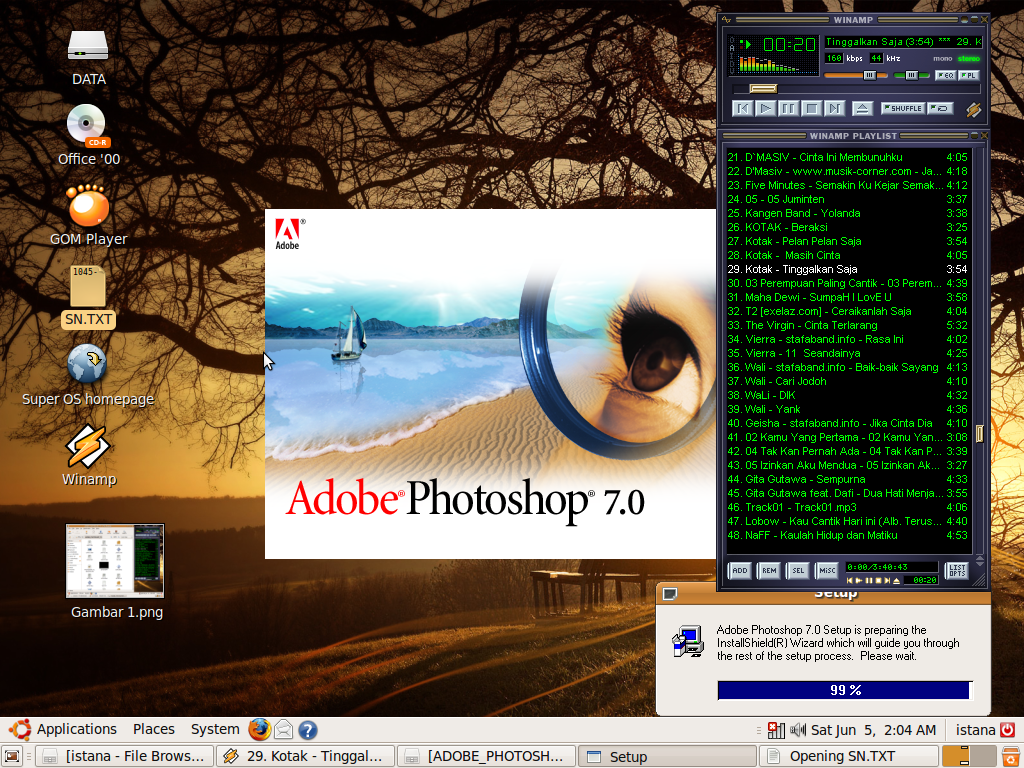 Photoshop For Linux: CARA INSTALL PHOTOSHOP DI LINUX