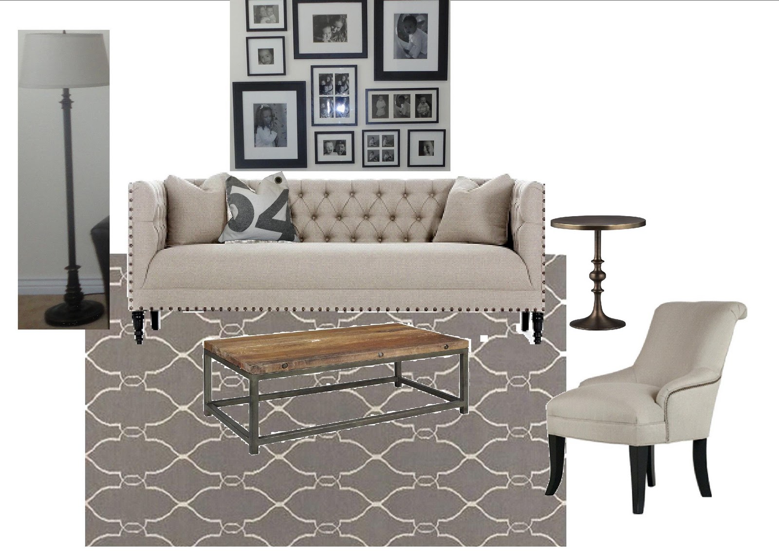 daly designs: PROJECT: Design on a Dime Living Room
