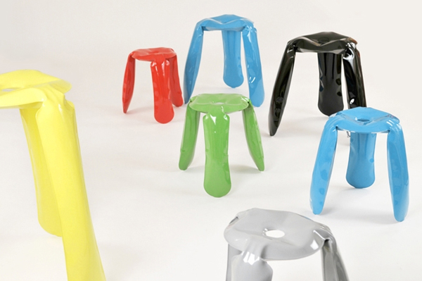 Homebuildlife: Inflated metal furniture by Oskar Zieta