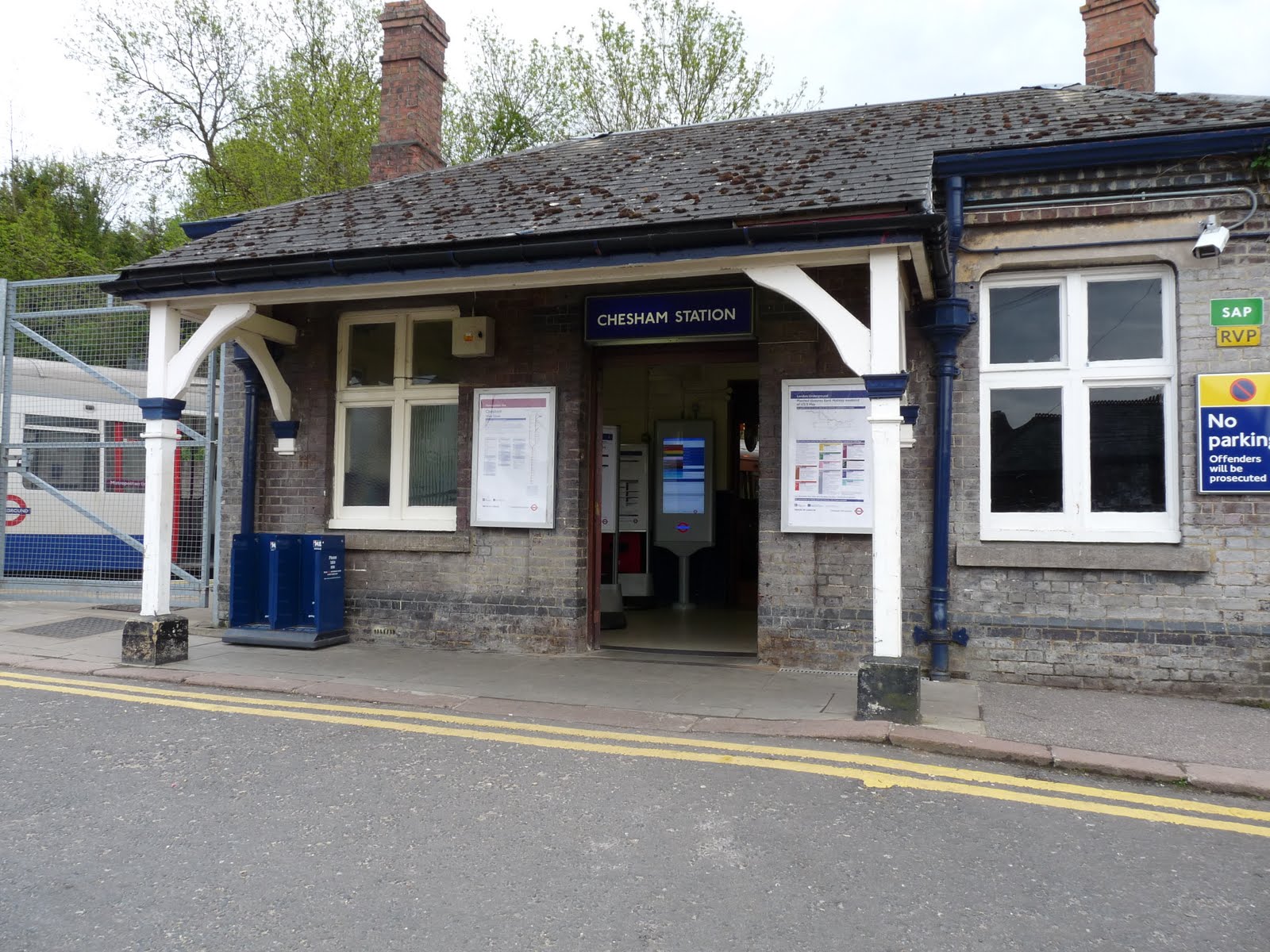 indian flag: Chesham Station